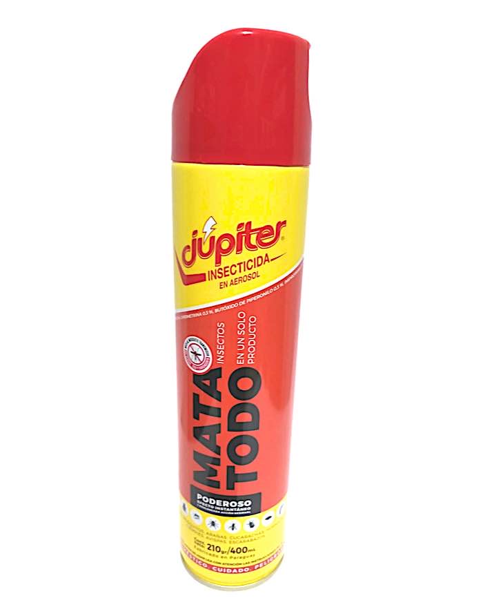 JUPITER INSECTICIDA spray MATA TODO 400 ml - Droguería Montevideo